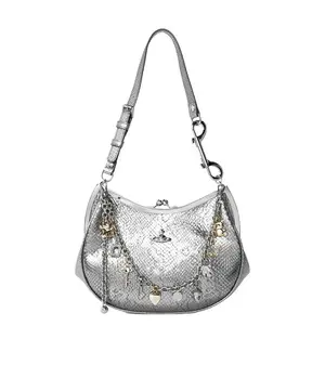 VIVIENNE WESTWOOD Small Shoulder Bag - Gray