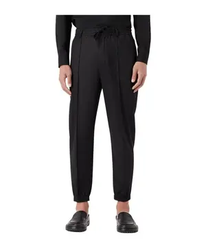 Emporio Armani Solid Color Trousers