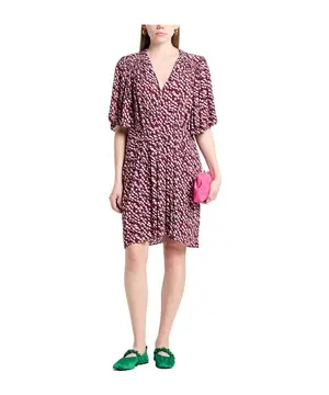 Isabel Marant Étoile Printed V-neck Short-sleeve Dress