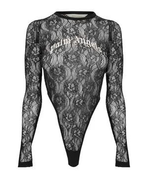 Palm Angels Lace Longsleeve Bodysuit