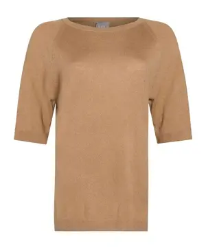 Max Mara Simple Knitted Short-sleeved T-shirt