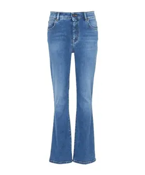 Max Mara Faded Flared-leg Jeans