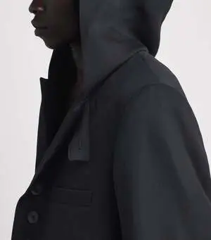 Yohji Yamamoto Wool Hooded Blazer