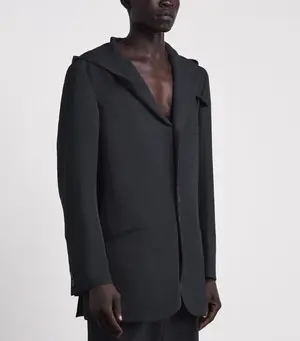 Yohji Yamamoto Wool Hooded Blazer