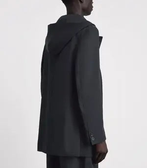 Yohji Yamamoto Wool Hooded Blazer