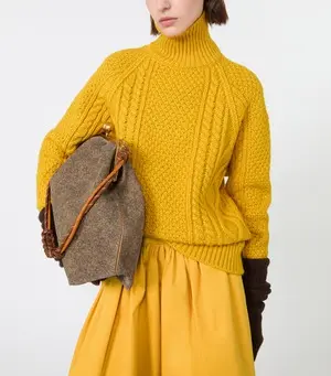 Max Mara Wool-blend Rollneck Sweater