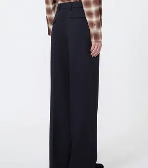 Max Mara Virgin Wool Tailored Trousers