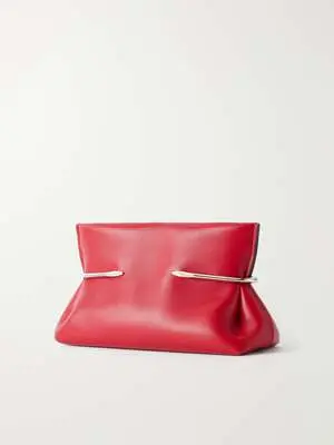 Givenchy Pinch Soft Leather Clutch - Red