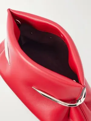 Givenchy Pinch Soft Leather Clutch - Red