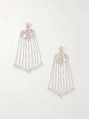 Rabanne Crystal-embellished Chandelier Earrings - Gold