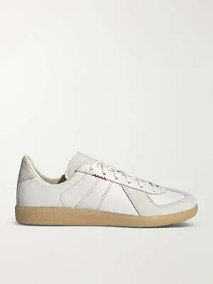 ADIDAS ORIGINALS Hartcopy Bw Army Decon Suede-trimmed Leather Sneakers - White
