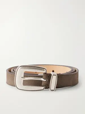 MFPEN Riders 2cm Suede Belt - Brown