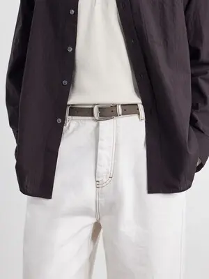MFPEN Riders 2cm Suede Belt - Brown