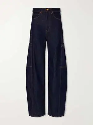 JAMIE HALLER The Baggy Painter Barrel-leg Jeans