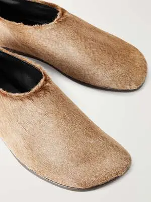 LEMAIRE Glove Calf Hair Slip-ons