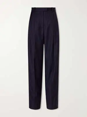 Givenchy Pinstriped Wool Tapered Pants