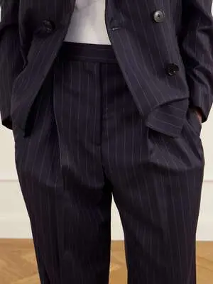 Givenchy Pinstriped Wool Tapered Pants
