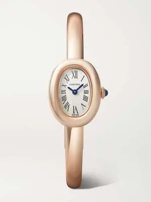 Cartier Baignoire Mini 18-karat Rose Watch