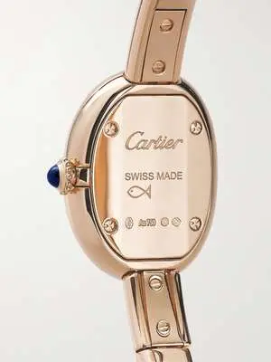 Cartier Baignoire Mini 18-karat Rose Watch
