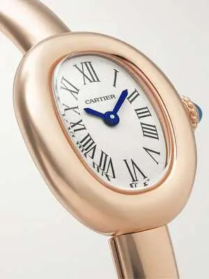 Cartier Baignoire Mini 18-karat Rose Watch