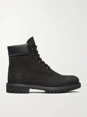 Timberland Premium 6-inch Nubuck Lace-up Boots - Black