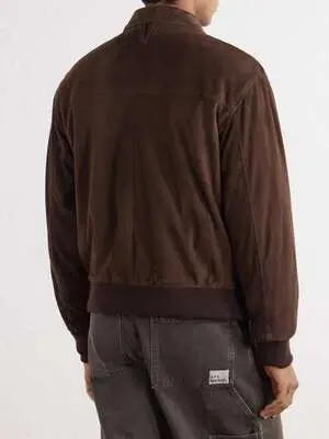 VALSTAR Colin Suede Bomber Jacket