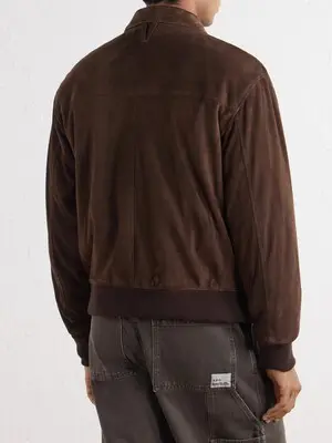 VALSTAR Colin Suede Bomber Jacket