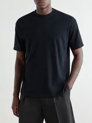 Auralee Seamless Cotton-jersey T-shirt