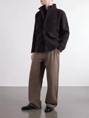 Inis Meáin Merino Wool And Cashmere-blend Cardigan