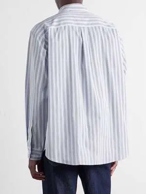 Loewe Striped Cotton-poplin Shirt