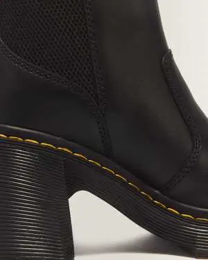 Dr. Martens Spence Zip Leather Heeled Boots