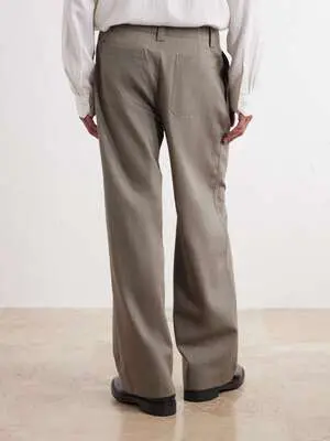 Our Legacy Still Wide-leg Wool-blend Chinos