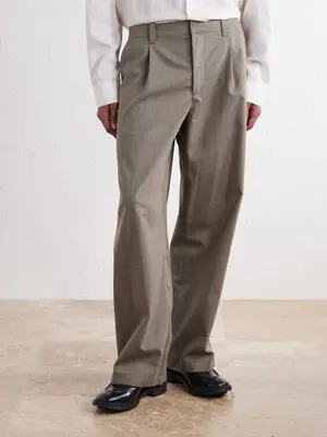 Our Legacy Still Wide-leg Wool-blend Chinos
