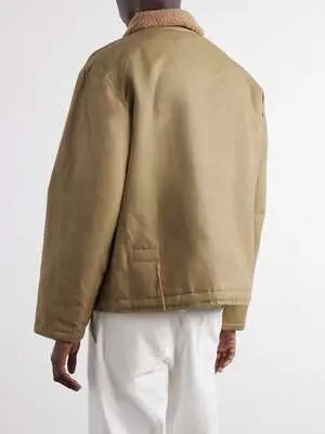 FORTELA Deck Wool Fleece-lined Cotton-canvas Jacket