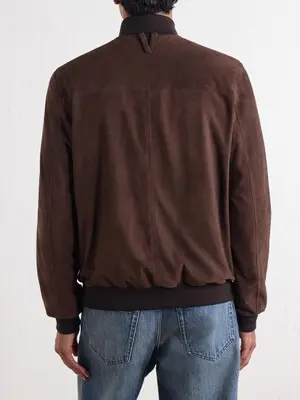 VALSTAR Reversible Suede Bomber Jacket