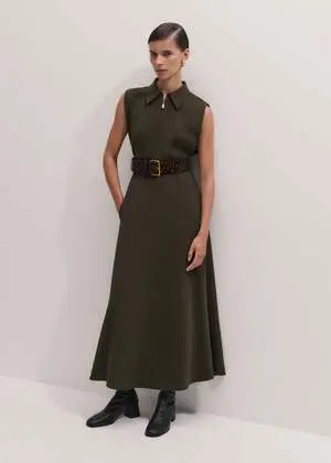 ME+EM Dark Leopard Wide Waist Belt