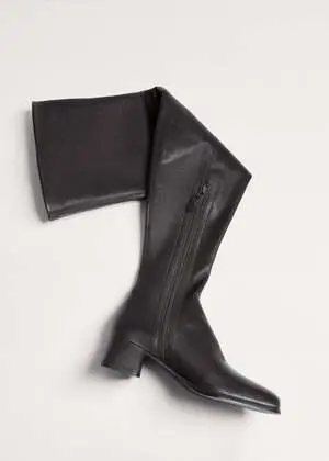 ME+EM Low Block Over Knee Stretch Boot