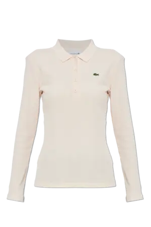 Lacoste Ribbed Long-sleeve Polo