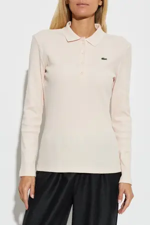 Lacoste Ribbed Long-sleeve Polo