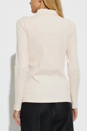 Lacoste Ribbed Long-sleeve Polo