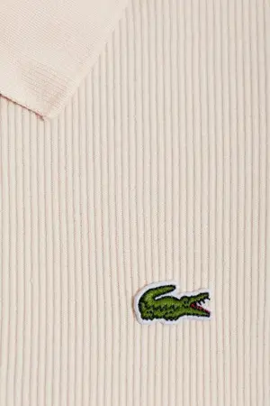 Lacoste Ribbed Long-sleeve Polo