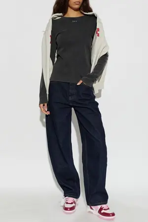 Off-White Long Sleeve Top