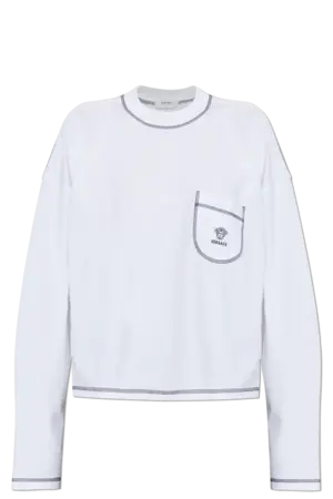 Versace Cotton Long-sleeve Top