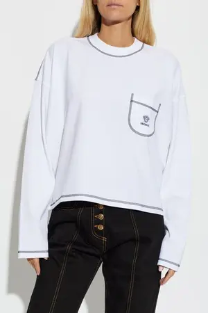 Versace Cotton Long-sleeve Top