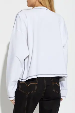 Versace Cotton Long-sleeve Top