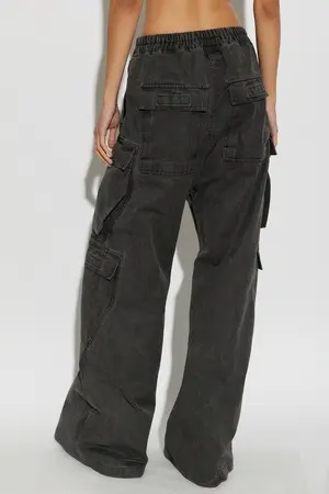 Rick Owens Wide-leg Cargo Pants