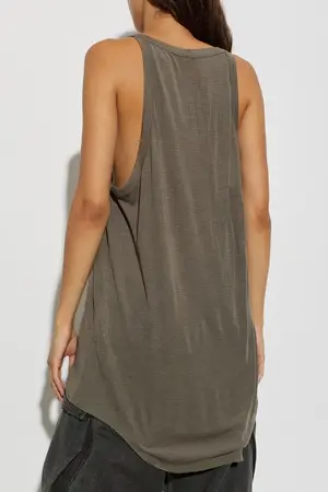 Rick Owens Oversized Wool And Silk Tank