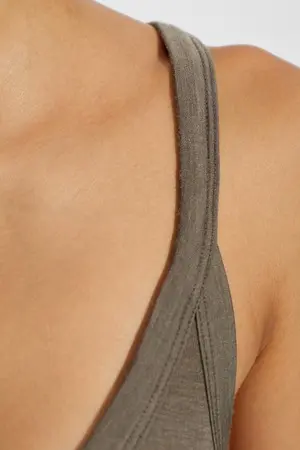 Rick Owens Oversized Wool And Silk Tank
