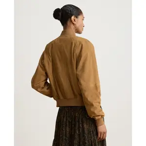 Ralph Lauren Goat-suede Flight Jacket