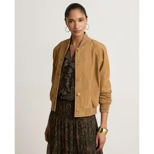 Ralph Lauren Goat-suede Flight Jacket